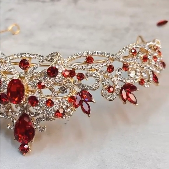 Accessories | Royal Queen Crown Headband Princess Tiara For Bride ...